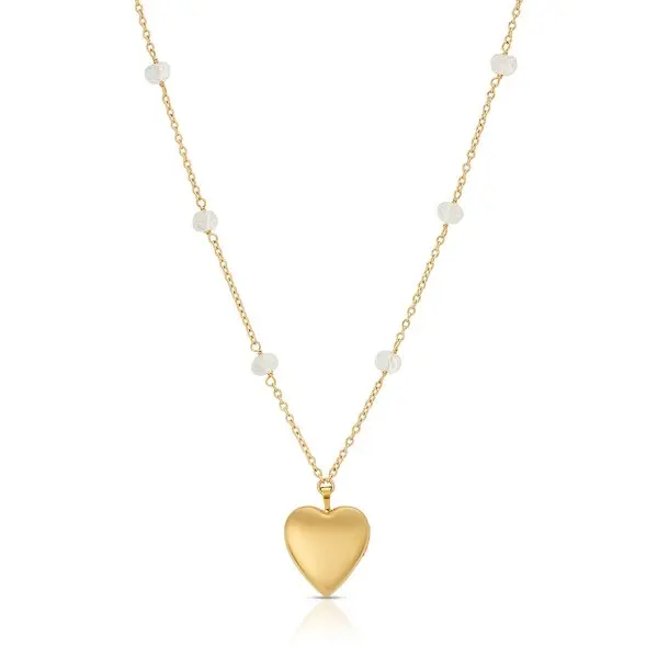 HEATHER HAWKINS Open Your Heart Locket Necklace - Gold