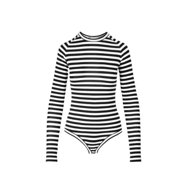 IOANA CIOLACU Striped Bodysuit - Blue/white
