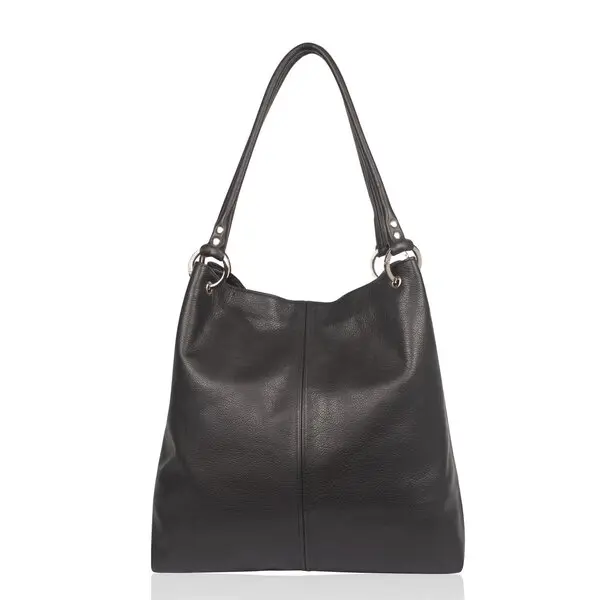 OWEN BARRY Leather Shoulder Bag - Black