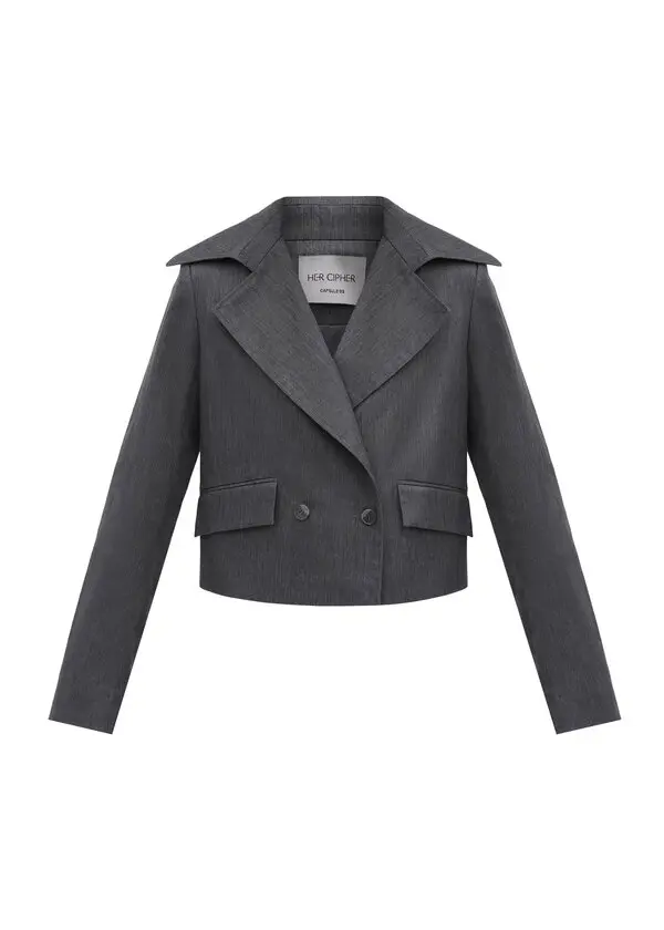 HER CIPHER Seasycle Double-breasted Jacket