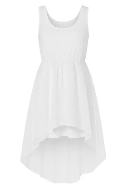CONQUISTA High-low Layered Dress