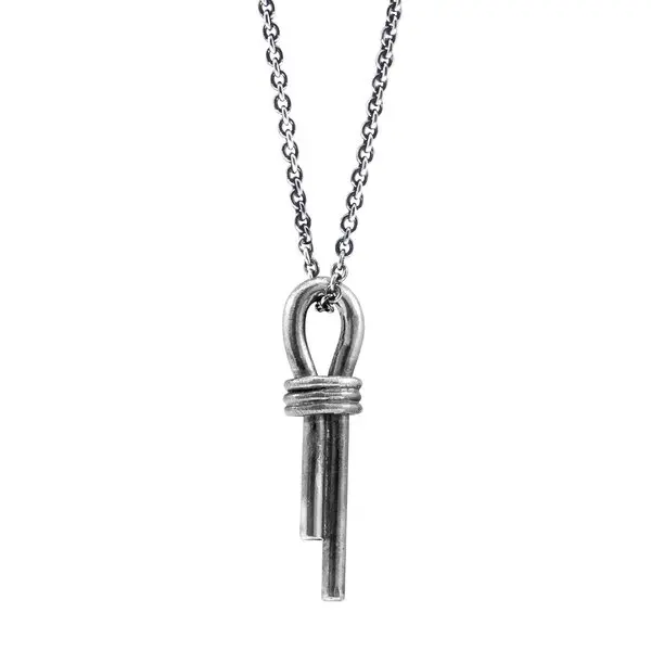 ANCHOR & CREW Great Yarmouth Voyage Necklace Pendant - Silver