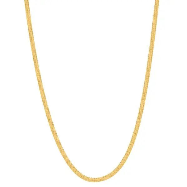 NIALAYA JEWELRY Snake Chain Necklace - Gold