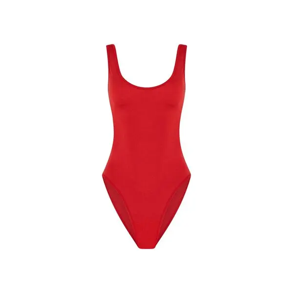 CHAUDE SWIMWEAR Pam Tank One Piece - Red