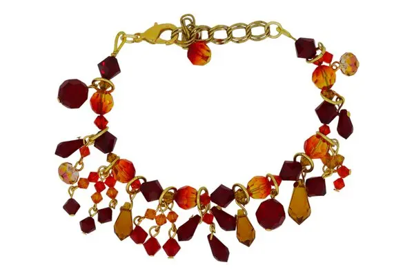 VICKISARGE Fortitude Beaded Bracelet - Red/yellow