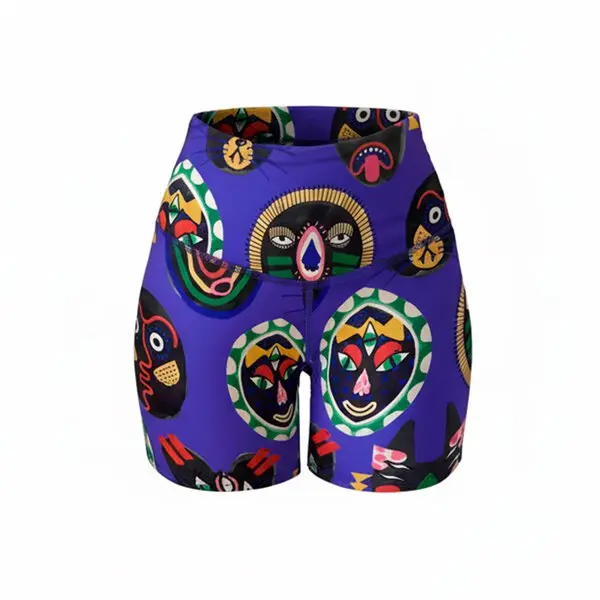 PITAYA YOGA Connan Printed Shorts