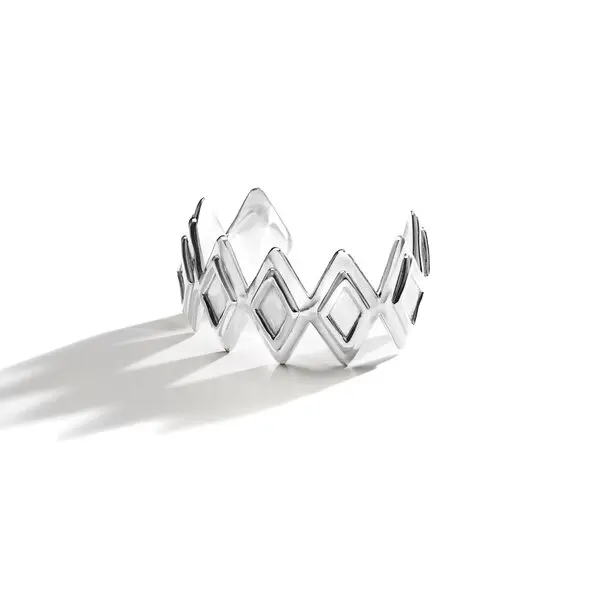 RRAINE JEWELRY Large Honors Cuff - Silver