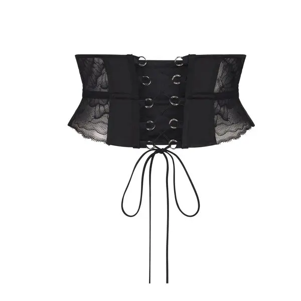 LUNATIC FEMME Convertible Waist Cincher - Black