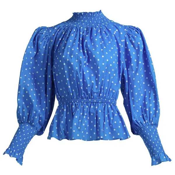 KRISTINIT Zanna Dot Blouse