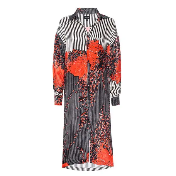LAHIVE Genevive Print Shirtdress