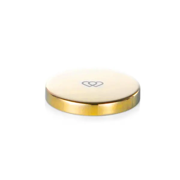 THE UNIVERSAL SOUL COMPANY Luxury Engraved Tone Single Wick Candle Lid - Gold