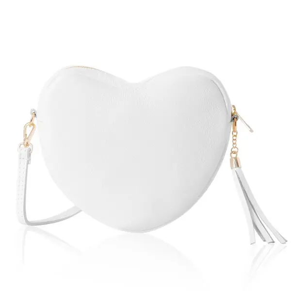 BETSY & FLOSS Venice Heart Bag - White