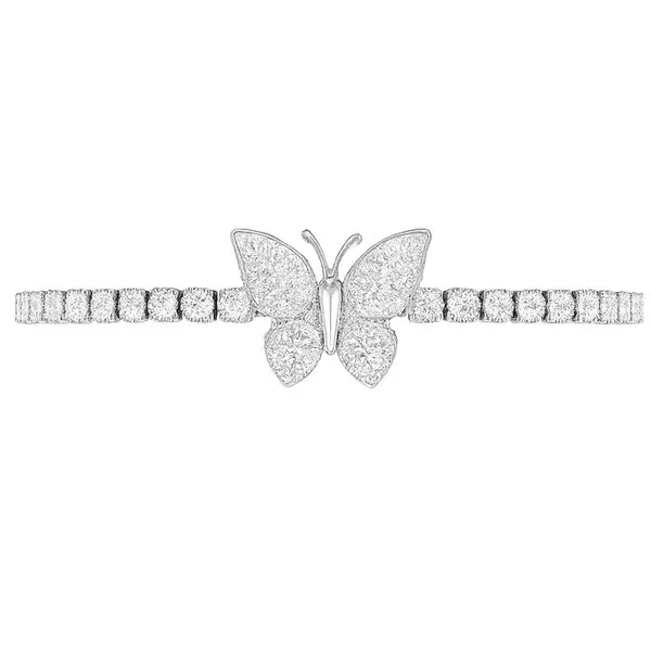 MAISON DE GALA Aurora Butterfly Bracelet - Silver