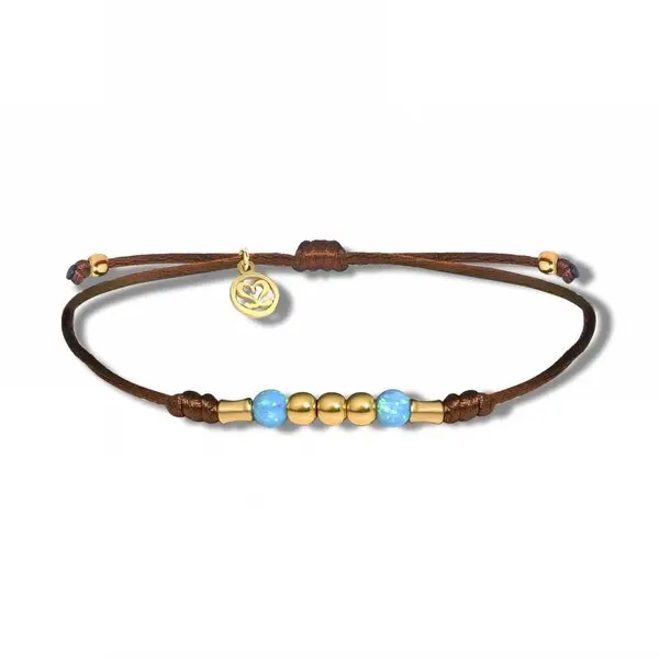 TVENTO The Soli Bracelet - Brown/blue/gold