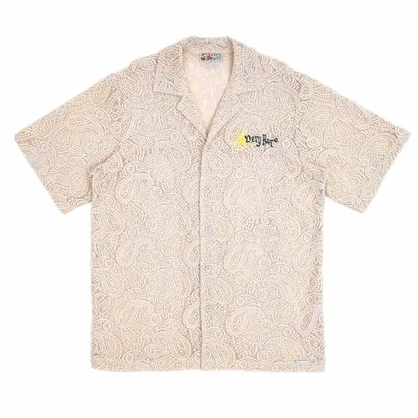 VERYRARE Paisleys Wilted Poppy Crochet - White
