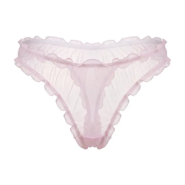 ALEVY STUDIOS The Ruffle Thong - Pink