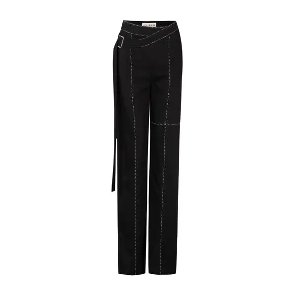 PCFG Side Belt Detail Tailored Pants