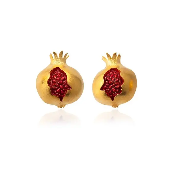 MILOU JEWELRY Pomegranate Earrings - Gold