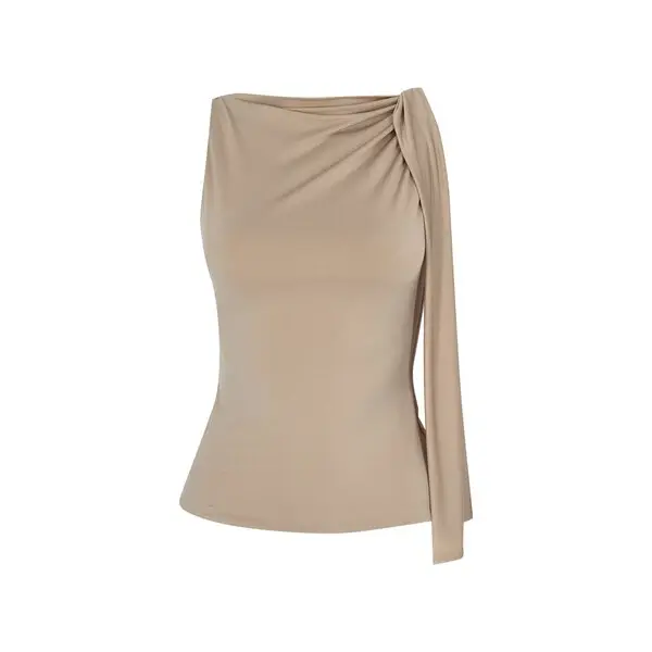 HERFETCH Asymmetrical Jersey Top