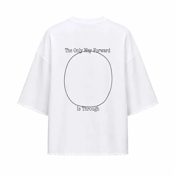 MYSIMPLICATED Oversized T-shirt With Graphic - Black/white