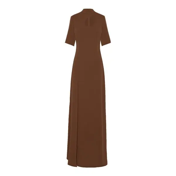 BLUZAT Maxi Dress With Cut-out And Slit