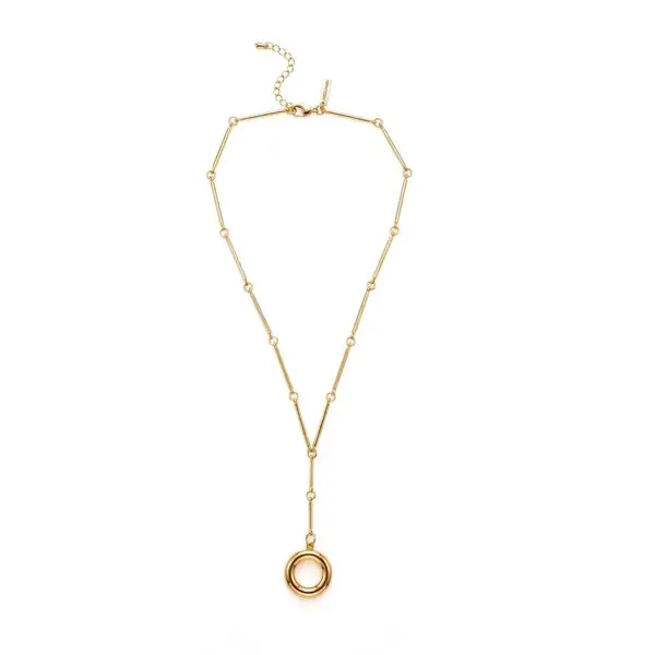 JAREDJAMIN Cybele Bar Link Necklace - Gold