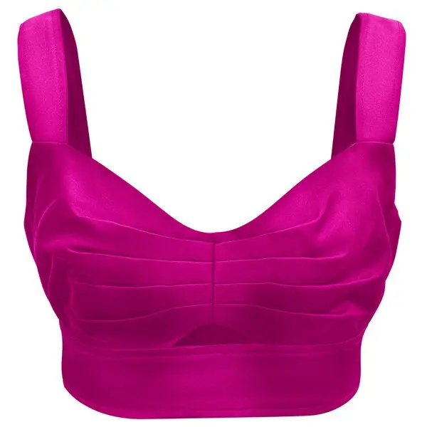 SMART AND JOY Taffeta Top
