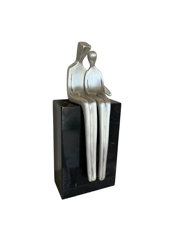 YENNY COCQ LLC Fine Couple Sculpture - Silver