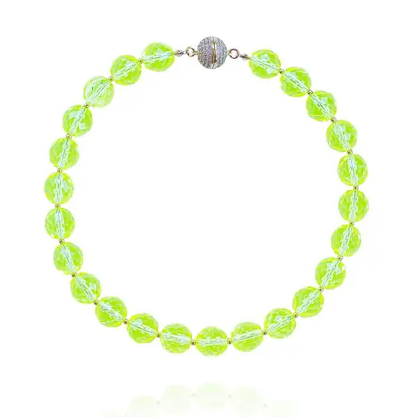SAULE LABEL Leni Grande Choker - Green