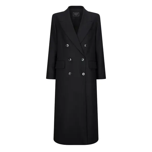 TRIONA Twill Niamh Double Breasted Coat
