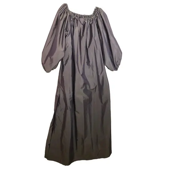 MONICA MAHONEY Violet Taffeta Gown