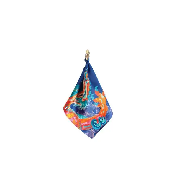 SUKI WANG LONDON Blossom Into Power Statement Earring - Blue