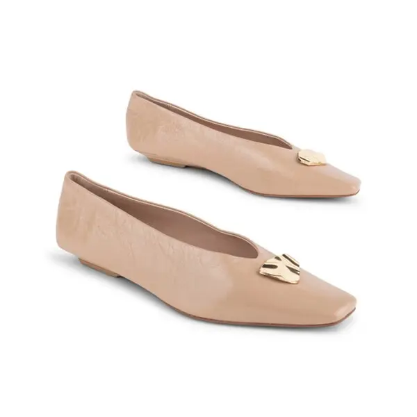 Intentionally Blank Celda Crinkle Patent Flats