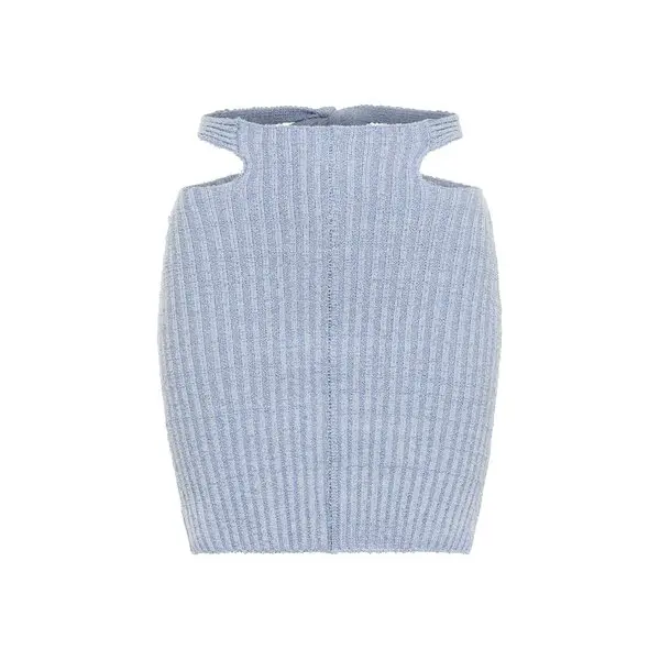 ELLS Ribbed Knit Mini Skirt