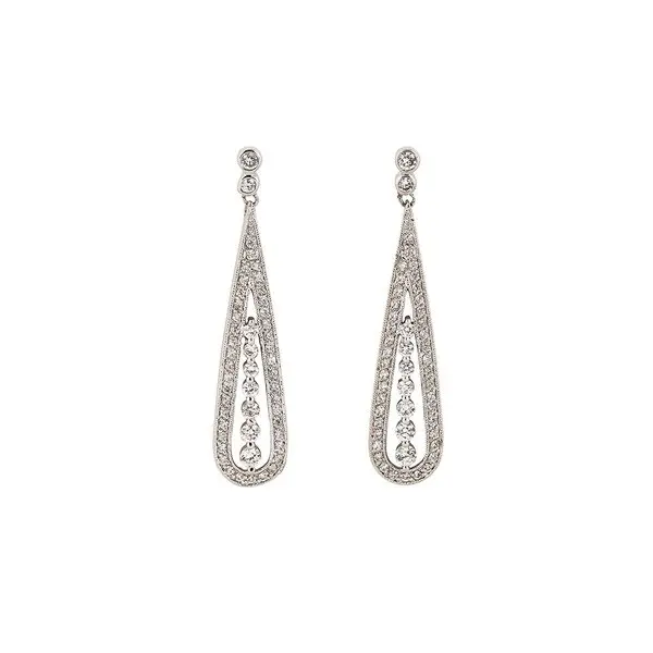 STEPHANIE BROWNE AUSTRALIA Jazz Dangle Earrings - Silver
