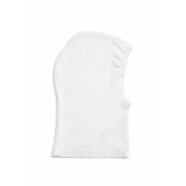 FIORA MUSE Cashmere Balaclava Hood - White