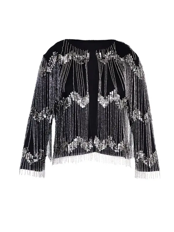 ROSE & NANCY Phoebie Fringe Jacket