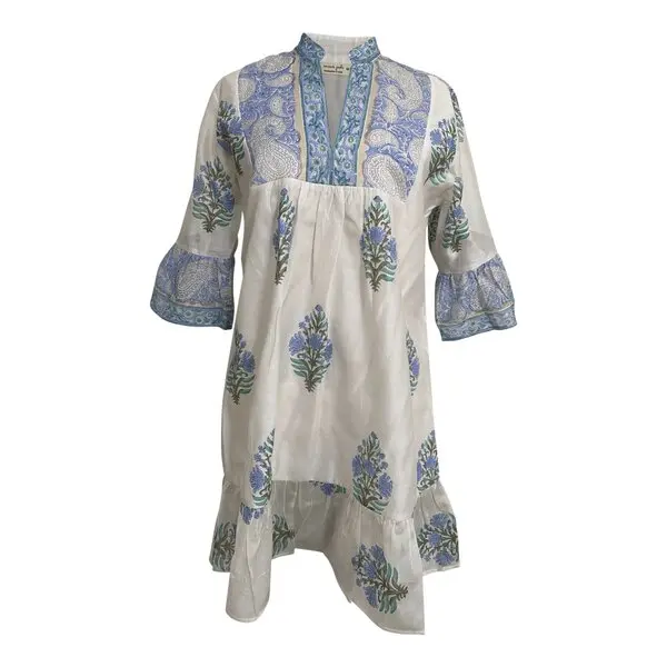 JOSHI High Neck Ruffled Dress