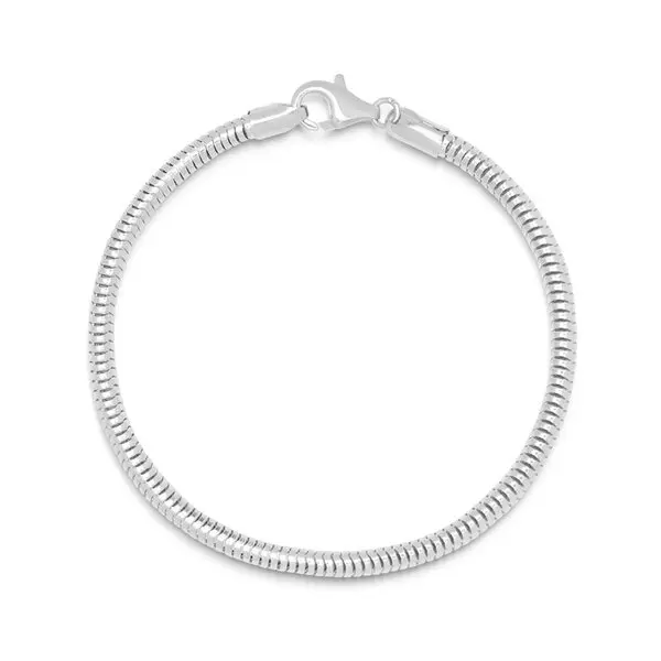 NIALAYA JEWELRY Round Chain Bracelet - Silver