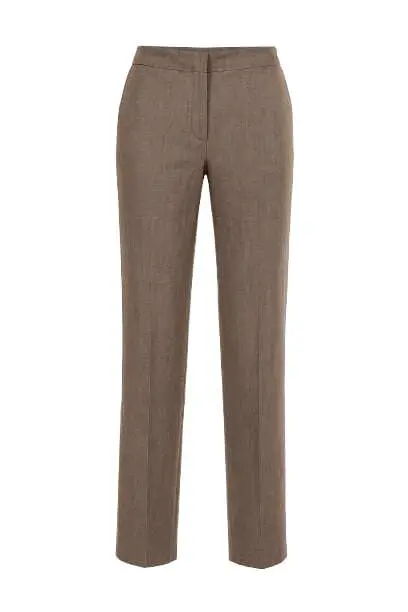 CONQUISTA Linen Wide Leg Trousers