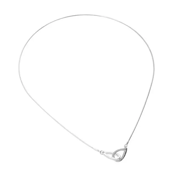 LUCY QUARTERMAINE Solid Sterling Linked Petal Pendant - Silver