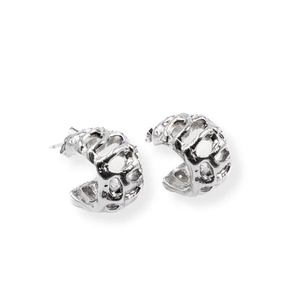 MARTINA ROZENBERG SMIRA JEWELRY Ondaluz Pincoya Earrings - Silver