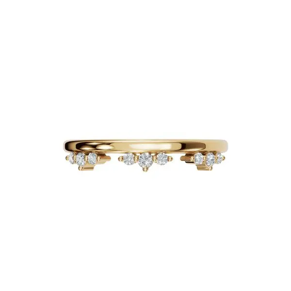 AYA FINE JEWELRY 14k Gold 0.12ct Diamond Ring - Yellow