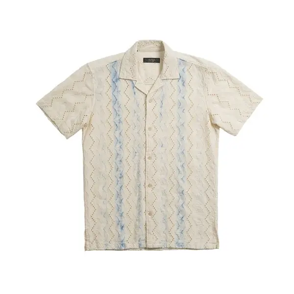 EIGHT X Neutrals Laguna Button Up Short Sleeve