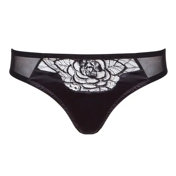 EMMA HARRIS Tiffany Thong In Midnight - Black