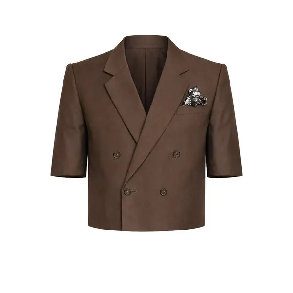 MAUI X LOLITA André Espresso Cropped Blazer