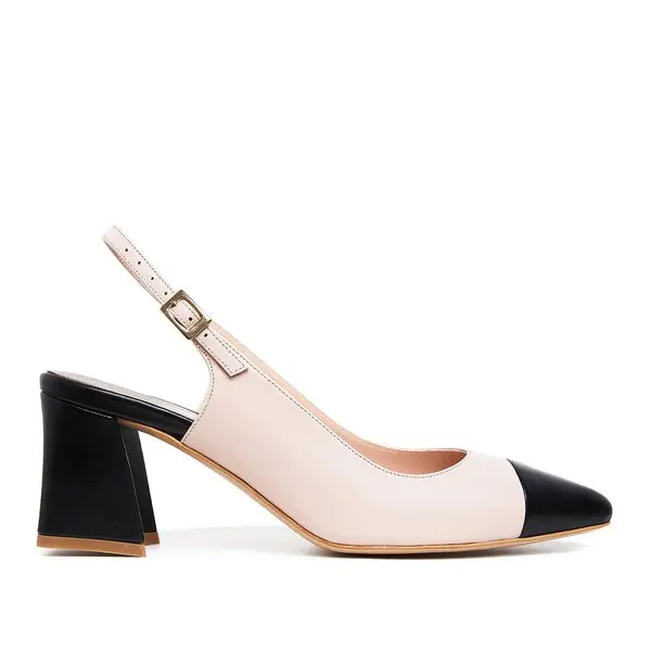GINISSIMA Shana Pointy Toe Slingbacks - Brown
