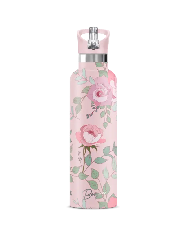 MY BOUGIE BOTTLE Blossom Rose Insulated Water Bottle - Pink