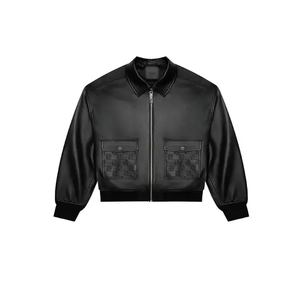 Place Of Ëlms Shungite Leather Jacket