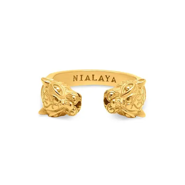 NIALAYA JEWELRY Panther Ring - Gold